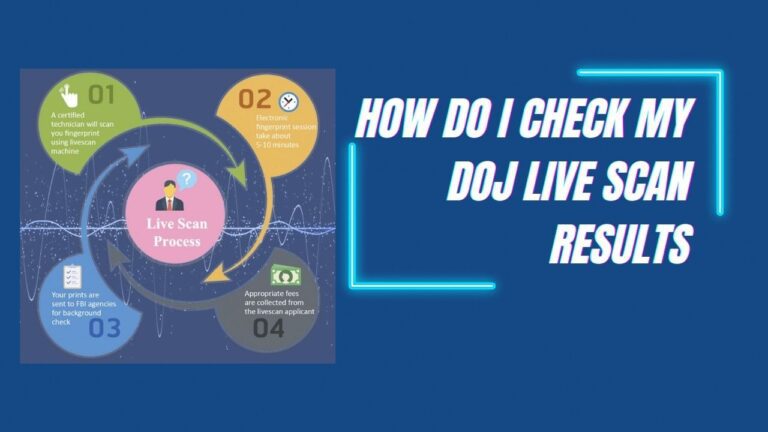 How Do I Check My Doj Live Scan Results – PDX Fingerprinting