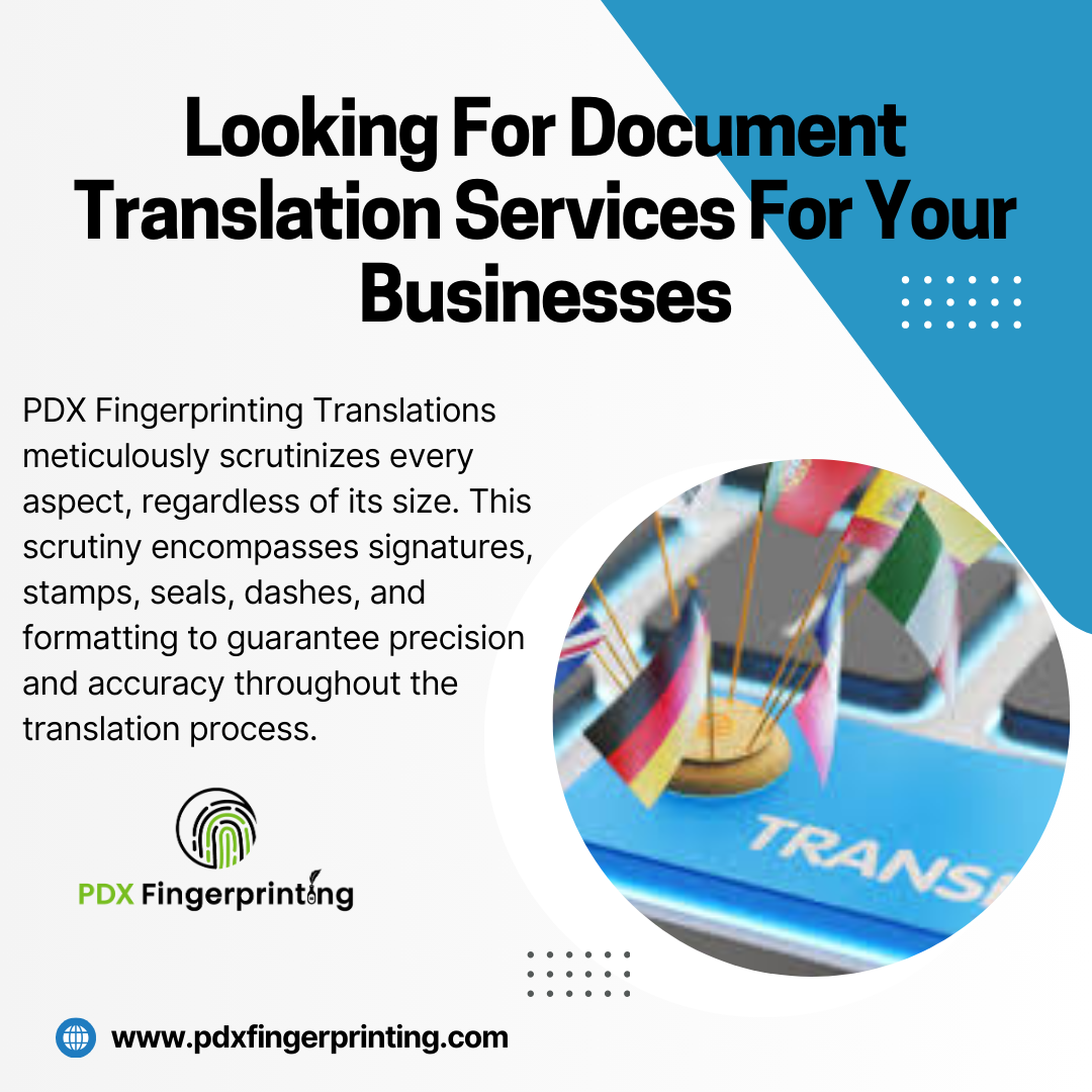 Legal Document Translation Service In Oregon Washington